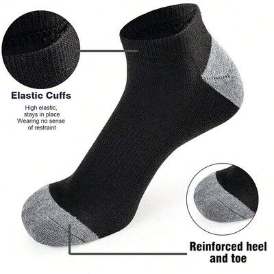 10 Pair Of Comfortable Breathable Sock Sweat Aborbing Odor P