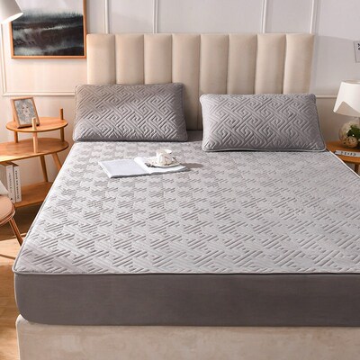 Household Matress Solid lor Quilted Bed ver Single Piece Thi