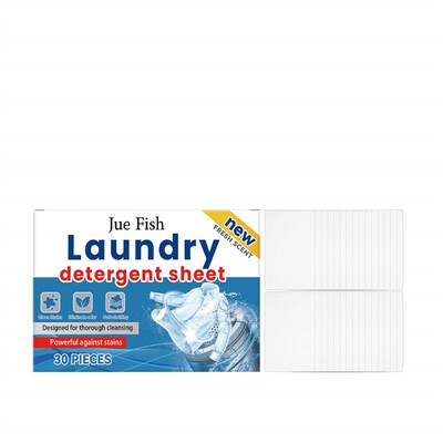 JUE FISH Laundry Detergent Sheets for Daily Wear - Gently Cl