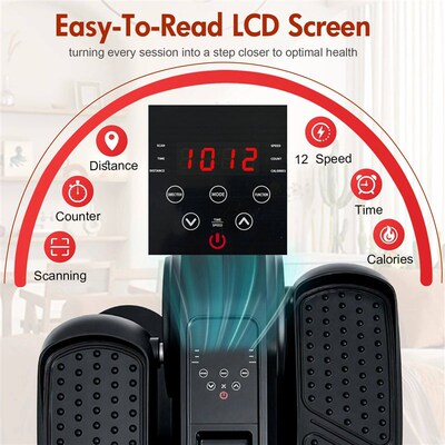 Under Desk Elliptical Electric Machine Portable Ellipse Leg