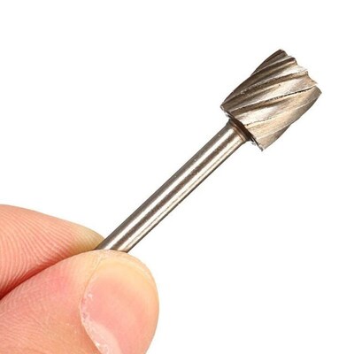 Drillpro 10pcs 3.175mm HSS Routing Router Bits Burr Milling