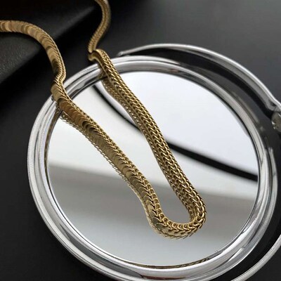 Yuxi titanium steel non-fading fish scale scale chain jewelr