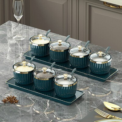 Light Luxury Seasoning Box Seasoning Tank Commercial Househo