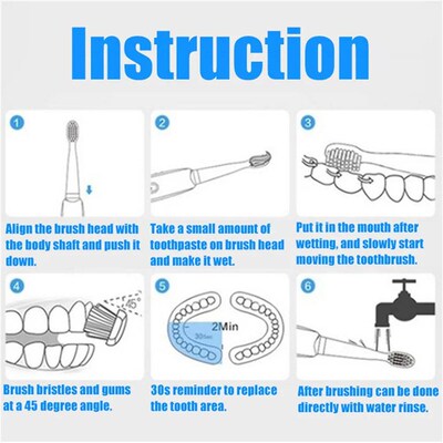 8pcs For Dual Clean Electric Toothbrush Head Replacements So