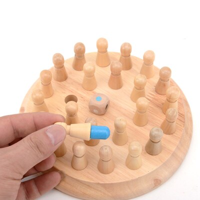 Kids party game Wooden Memory Match Stick Chess Game Fun Blo