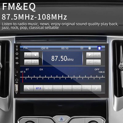 Car Radio 7 Inch 1 Din MP5 Multimedia Player Touch Screen FM