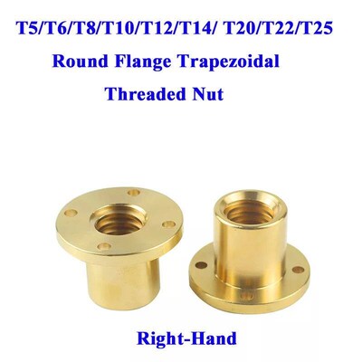 T5 T6 T8 T10 T12 T14 T20 T22 T25 Round Flange Trapezoidal Ri