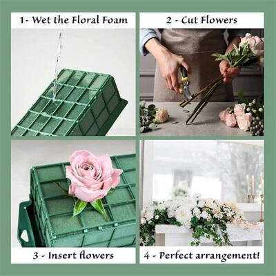 2 Pack Floral Foam Cage for Flower Arrangements Dry and Wet