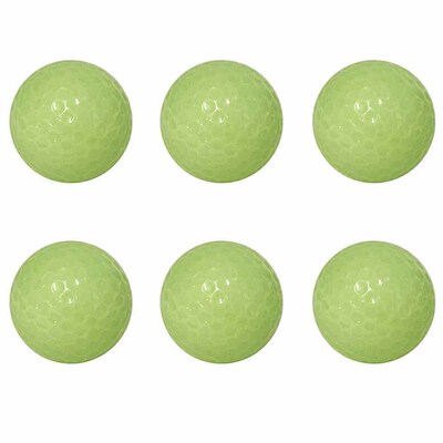 6 Pcs/Lot Golf Fluorescent Ball Automatically Glows At Night