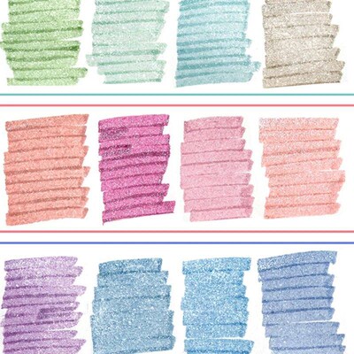 4pcs/Set Glitter Highlighters Kawaii Students Stationery Col