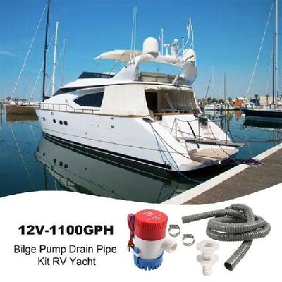 Bilge Pump Installation Kit 12V Marine Bilge Pump With 78.7