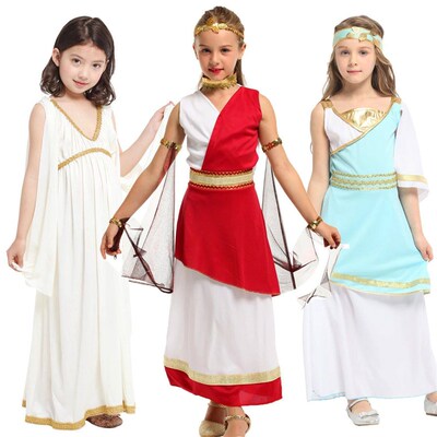 Umorden Kids Child Ancient Greek Goddess Costume Athena