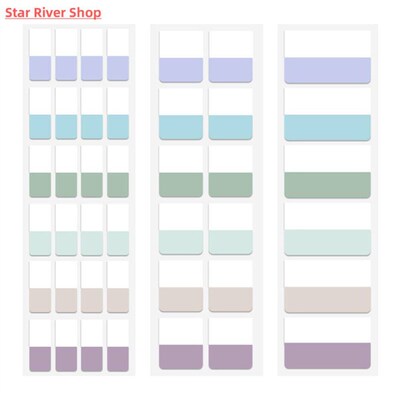 10 Sheets Sticky Index Tabs Writable File Tabs Flags Notebo
