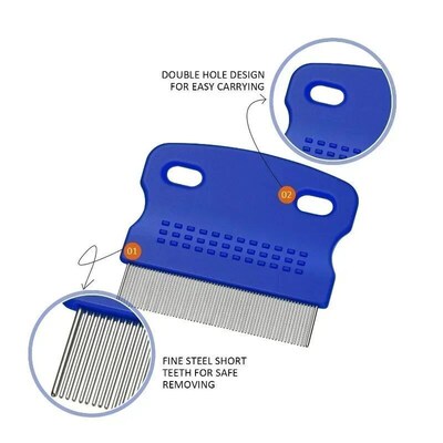 Pet Comb Pet Tear Stain Remover Dog Grooming Comb Gently Rem