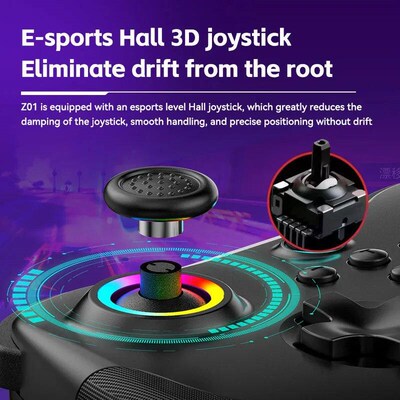 Z01 Wireless Gamepad Gaming Controller Wake up Joystick 6-ax