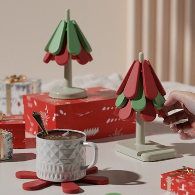 Cup mat Anti-ironing mat Foldable thermal insulation隔热垫