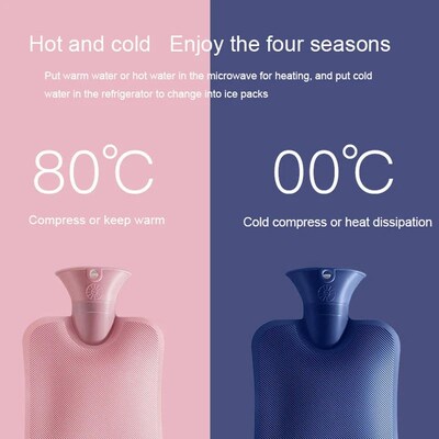 1000/2000Ml Hot Water Bottles Bag Water-filling Hot-water Ba