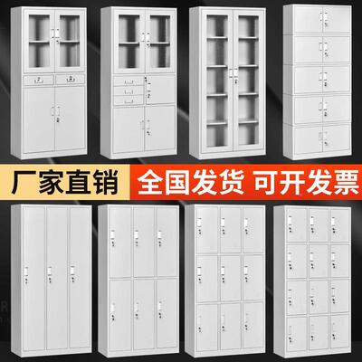 钢制办公文柜铁皮柜铁资料柜财凭证档案柜员工更衣35210柜储件物