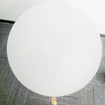 超大72/96/120寸圆形升空开业庆典地爆大红球黑球白球气象氦气球
