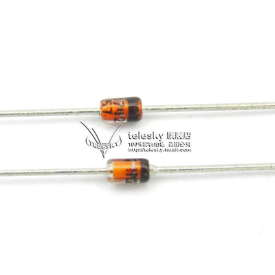 1N4742A IN4742 4742 直插玻璃稳压管稳压二极管 1W 12V (50个)