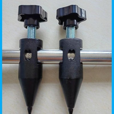 划线工具钳工划线地规不锈钢加长杆带刻度木工划规钨钢工业大圆规