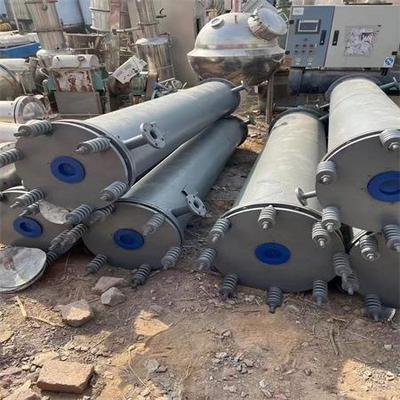 转让二手石墨冷凝器50平方不锈钢列管冷凝器九成新片式冷凝器