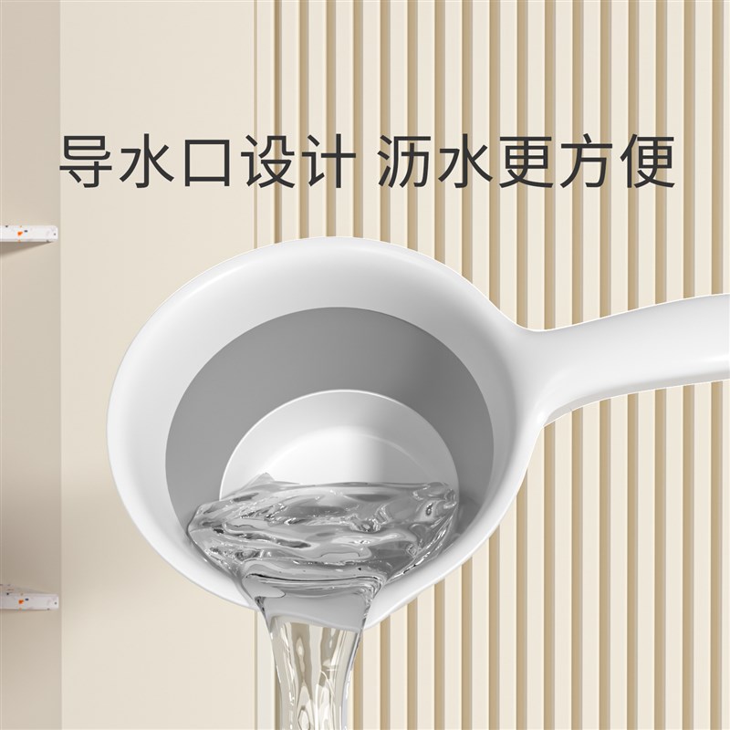 宝宝洗澡水勺可折叠婴儿水瓢勺洗发洗头杯家用儿童舀水小水瓢加厚