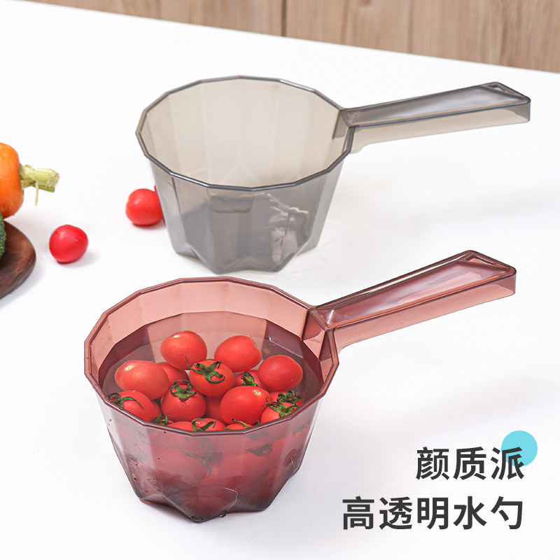 加厚水瓢长柄塑料水勺家用厨房水舀婴儿童沐浴洗澡洗发杯洗头勺子