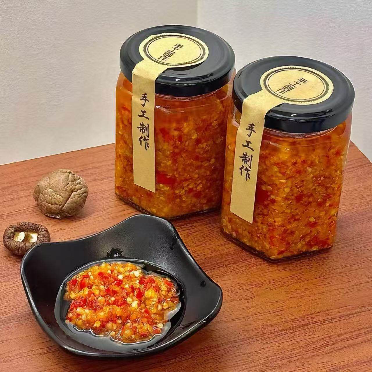 下饭同学辣椒酱广东潮汕肠粉猪脚饭早餐店同款手工农家自制下饭