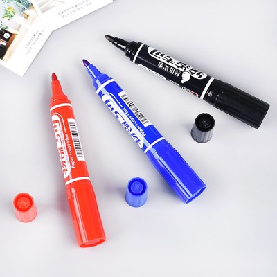 金万年记号笔 大双头物流专用记号笔 K-0918 箱头笔 油性笔10支