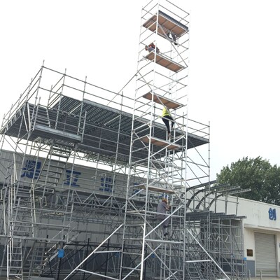 scaffold scaffolding铝合金脚手架扣件质优价廉出口阿里脚手架及