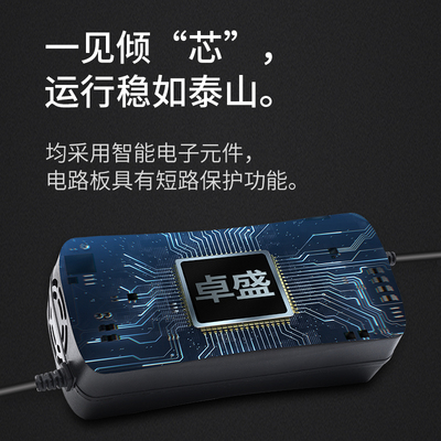 绿源电动车充电器48V60V72V80V64V20AH30AH12AH英克莱小鸟圆头孔