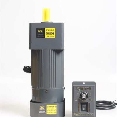 津晟邦电机 90W刹车电机220V交流调速/减速电机5IK90RGN-CM马达