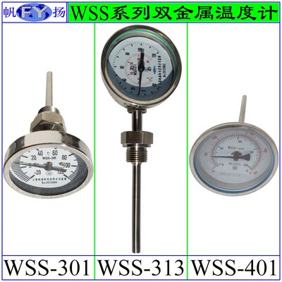 WSS-411 WSS-481温度计 双金属温度计 电接点双金属温度计 WSSX