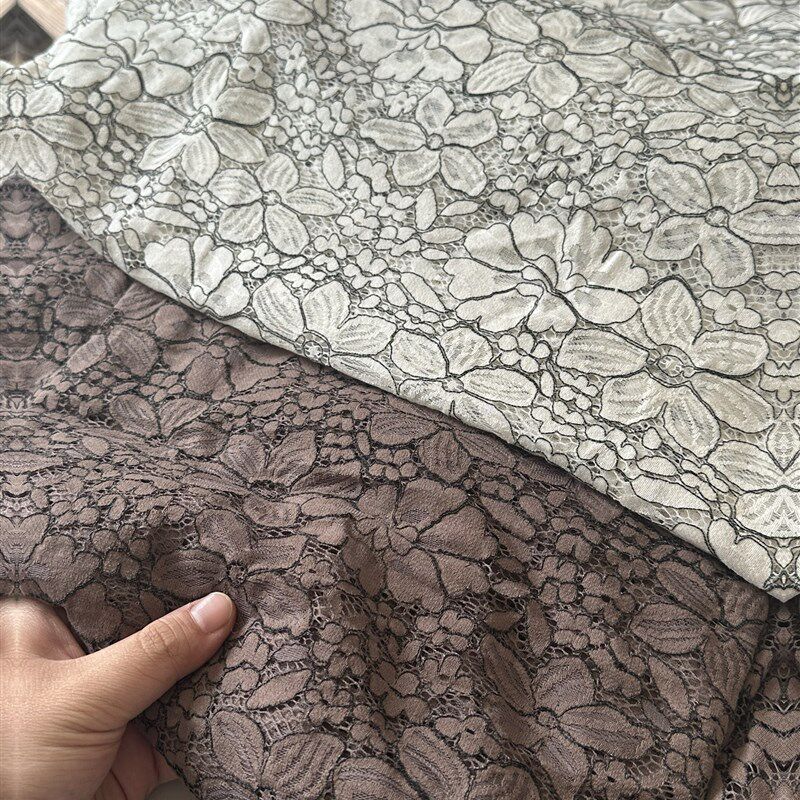 3米 新款 描边蕾丝面料