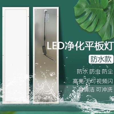 防水防潮300x1200LED净化平板灯洁净灯超薄30x120无尘车间手术室