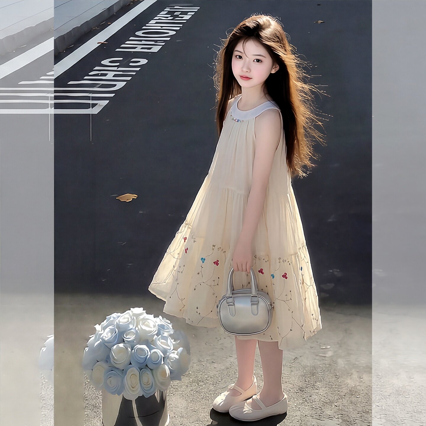 女童连衣裙夏薄款2026新款洋气童装小女孩绝美公主裙儿童裙子夏季