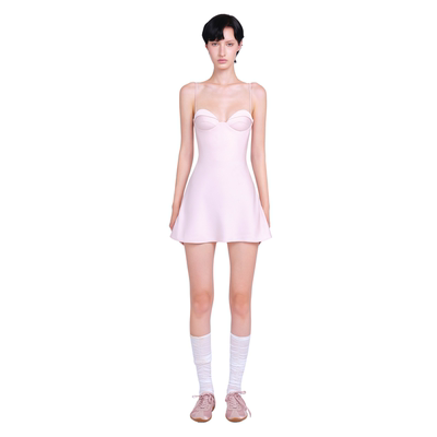 LSOUL2026夏季新品设计感显瘦短款吊带背心短裙A字YUNI