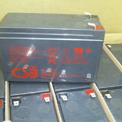 CSB蓄电池12V7.2AH GP1272 F2 代替12V28W 电瓶 UPS电池原装全新