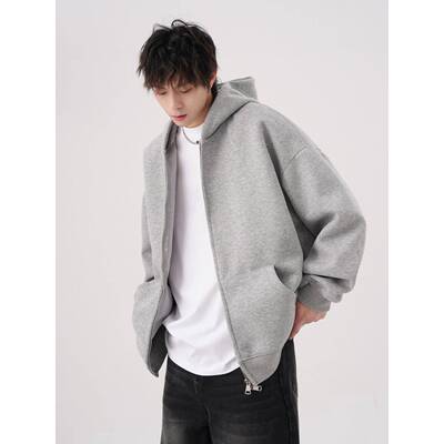 BWKA420G外重卫衣W-W06289套女男秋季宽纯色松百搭帽衫美式休闲磅