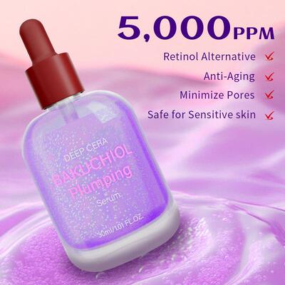 跨境Bakuchiol Plumping Serum补骨脂酚丰盈精华液紧致填充精华液