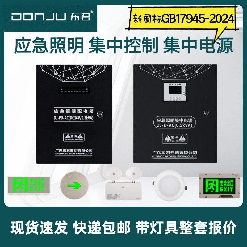 东君A型应急照明集中电源箱应急照明配电箱36V应急照明灯控制主机