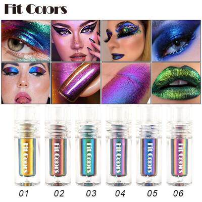 6 Shades Chameleon Liquid Eyeshadow 六色温变变色龙液体眼影