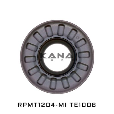 R6数控圆铣刀片 RPMT/RDMT/RPMW 1204 MZ MI TE1008 TE1028不锈钢