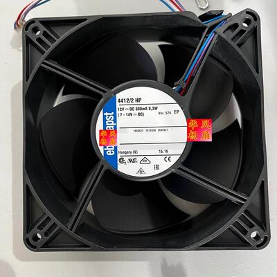 4412/2HP-570 12V 8.2W 4线 全新 德国 12038  设备风扇