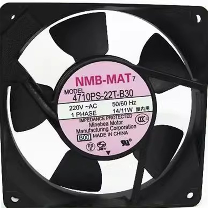 4710PS-22T-B30-B00 220V 原装正品NMB 120*120*25 高端设备风机