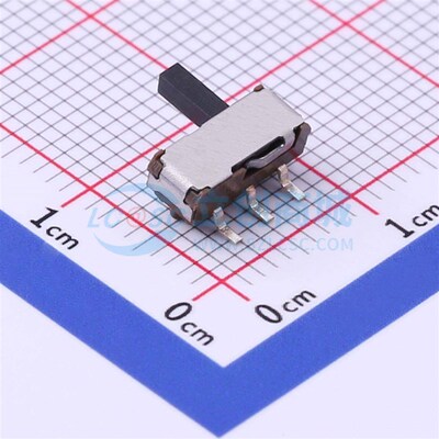 滑动开关 TA-3525-A3 SMD,3.5*9.1*4mm 侧拨 三脚二档 Yuandi元迪