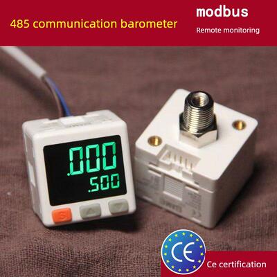 Rs485通信数字高精度数显压力开关数字Modbus真空负压Gaugeame空