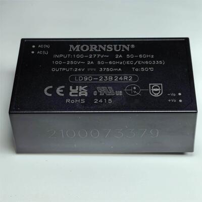 LD90-23B24R2金升阳AC-DC电源模块85-305V转24V/3750mA全新原装