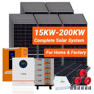 2KW3KW5KW10KW15KW20KW30KW家用太阳能微网家储光伏太阳能系统